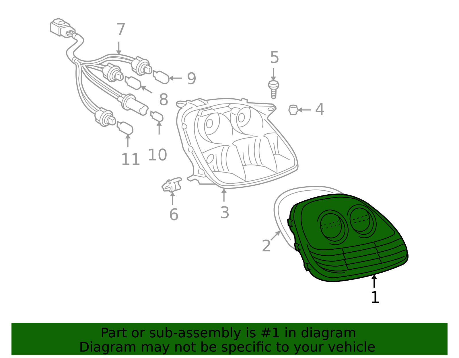 Genuine Official Toyota Tail Light Lens (Left, Rear) part# 81561-17230 ...
