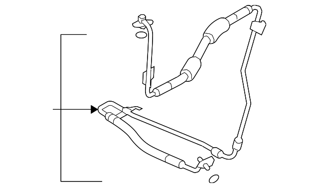 2010-2012 Audi Power Steering Pressure Hose 8K1-422-893-DN | OEM Parts ...