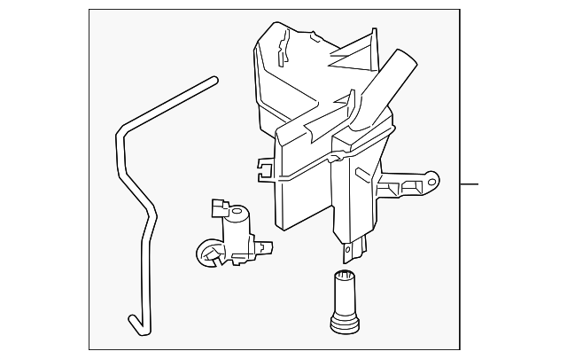 2019-2024 Nissan Murano Washer Reservoir 28910-9UF0A | OEM Parts Online
