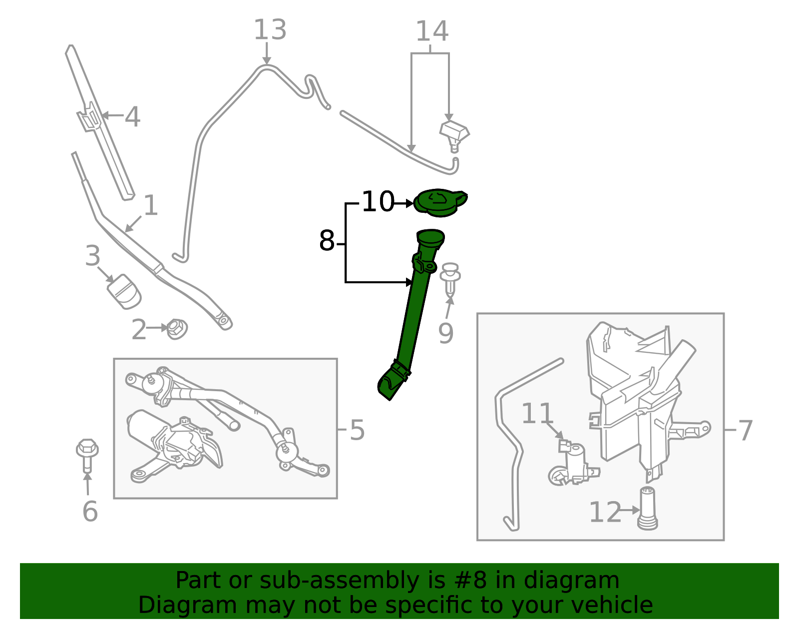 2015-2024 Nissan Murano Inlet Tube 28915-5AA0A | TascaParts.com