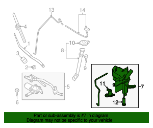 2019-2024 Nissan Murano Washer Reservoir 28910-9UF0A | OEM Parts Online