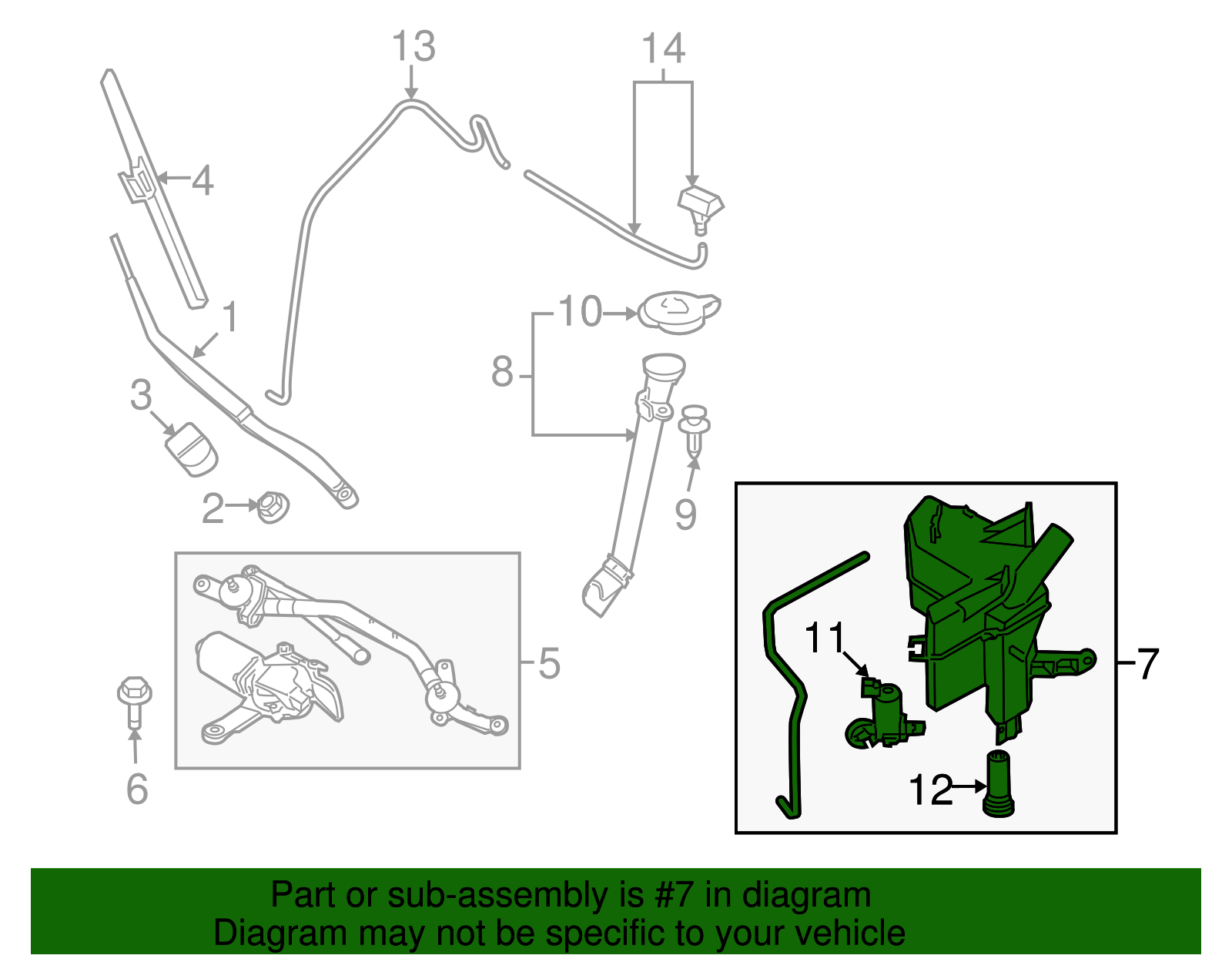 2019-2024 Nissan Murano Washer Reservoir 28910-9UF0A | OEM Parts Online