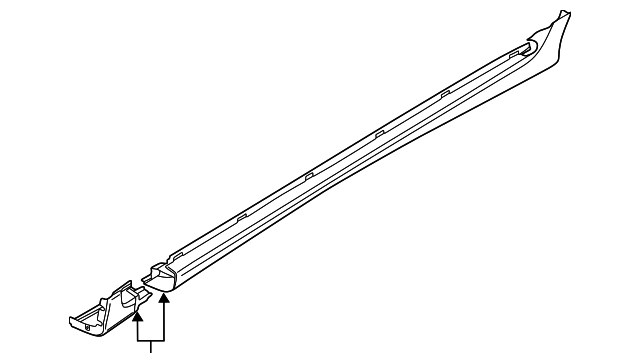 2016-2018 Volvo S60 Rocker Molding - Driver's Side (LH) 39817684 ...