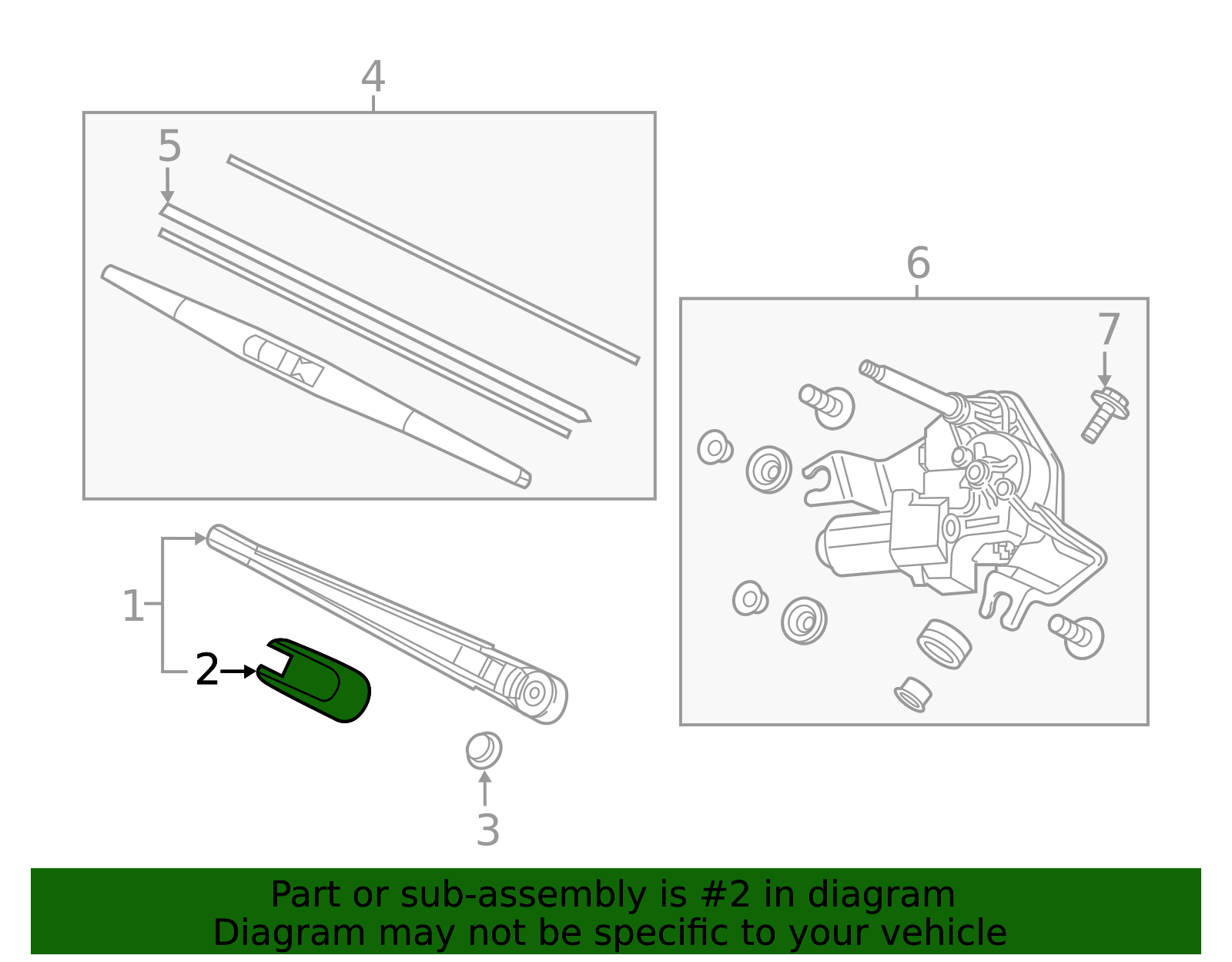76721-T4N-H01 - Wiper Arm Cover 2016-2025 Honda | Honda Parts Online