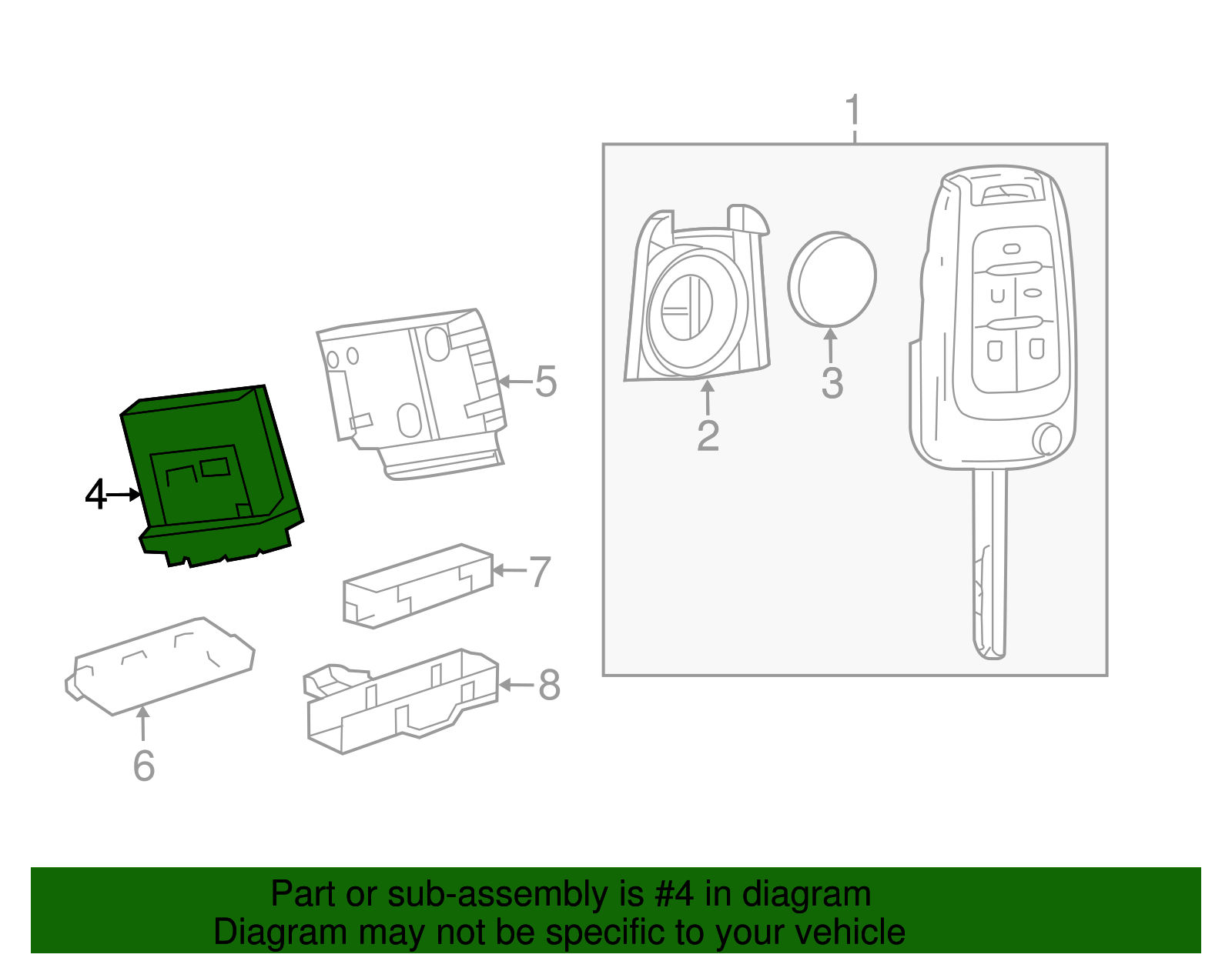 2012-2020 GM Keyless Entry Control Module 13523343 | Capital Chevy Parts