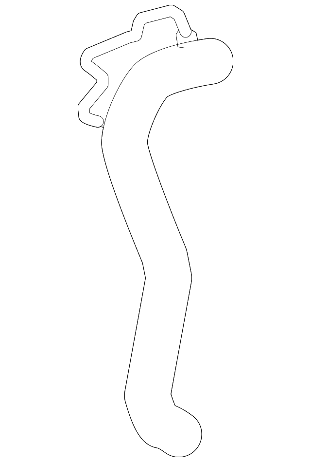 Genuine Toyota Upper Hose part# 16571-0P140 for 2006-2010 Toyota Sienna ...