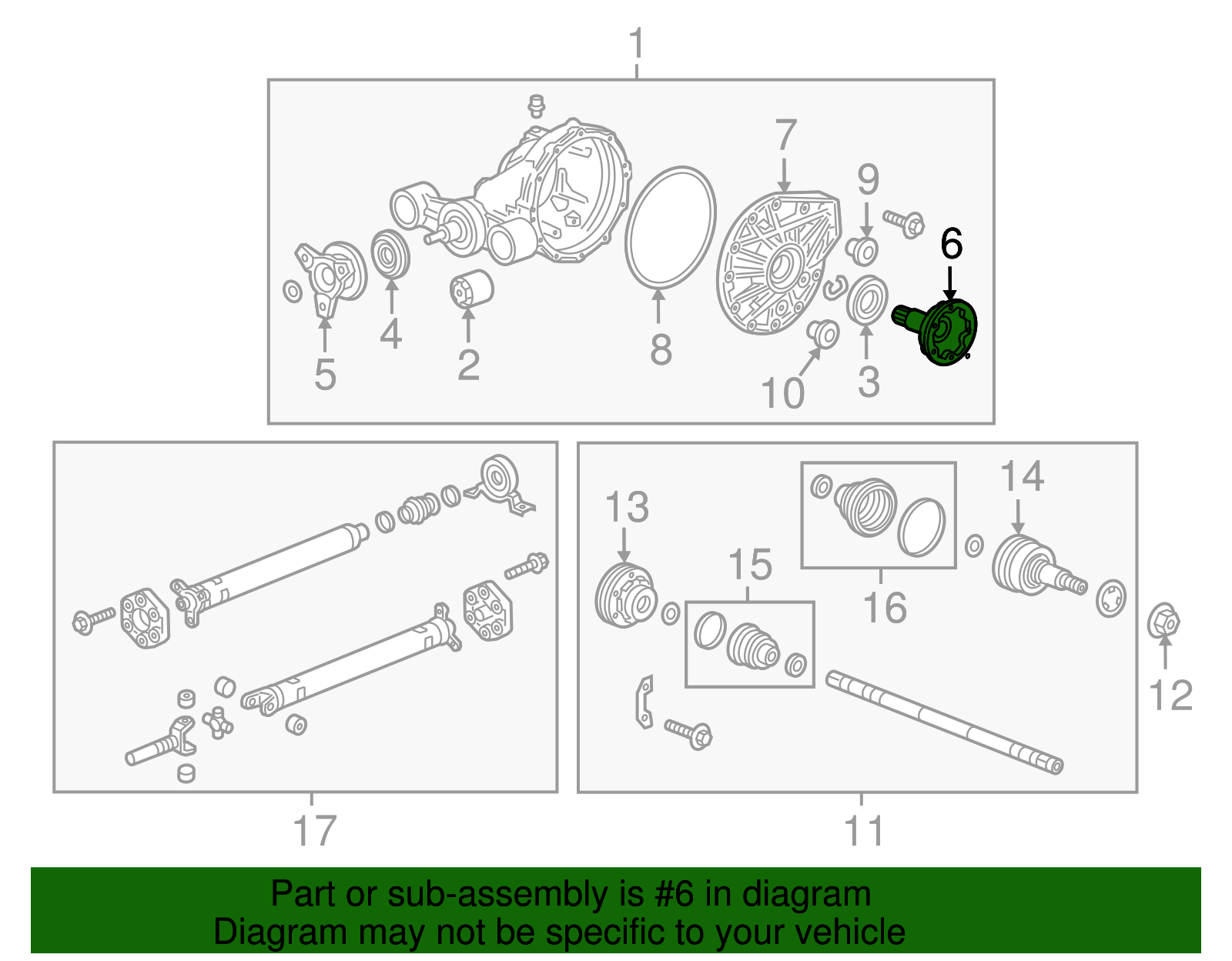 23417958 - 2017-2020 Cadillac CT6 - Rear Axle Shaft | Partners Chevy