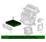 2009-2025 Honda Cabin Air Filter 80291-TF3-E01 | OEM Parts Online