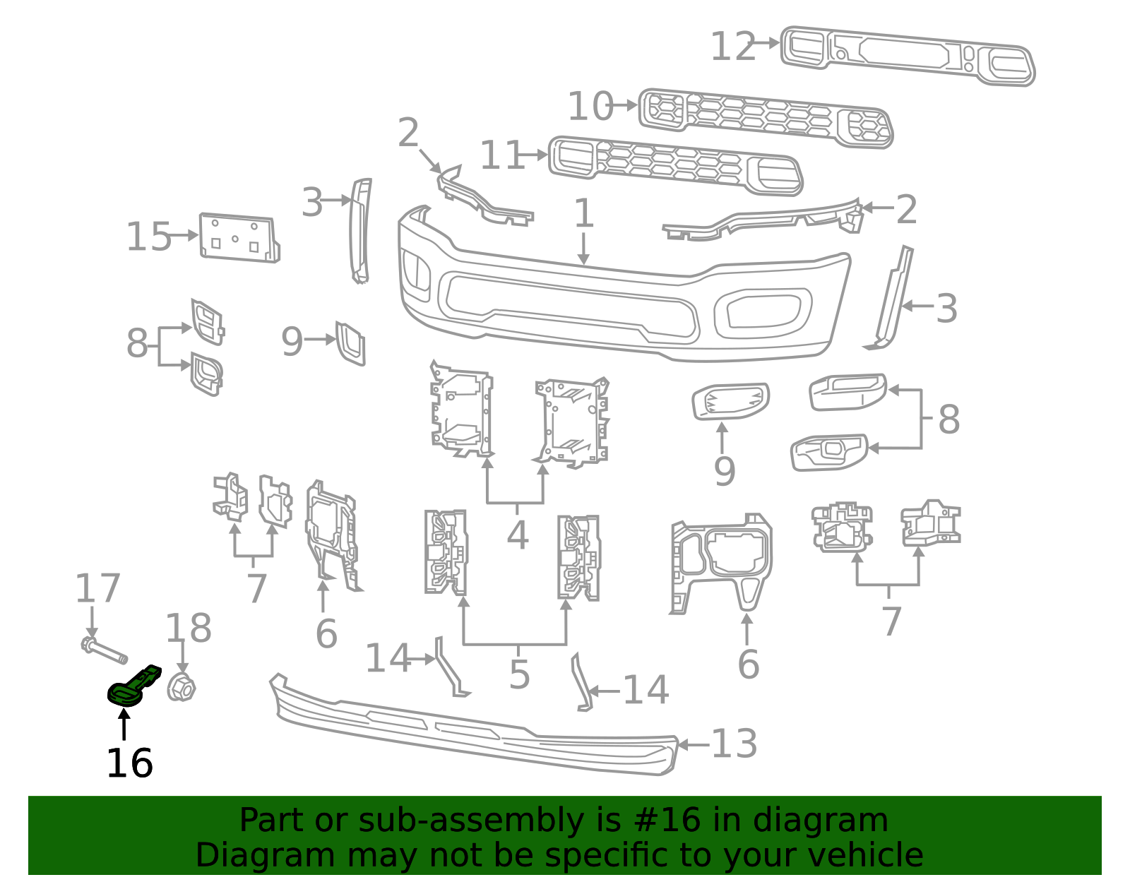 2019-2025 Ram Tow Hook 68349551AD | Mopar Parts Canada