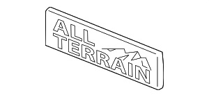 84672515 - High-Quality Front Side Door Marketing Name Plate for 2014 ...