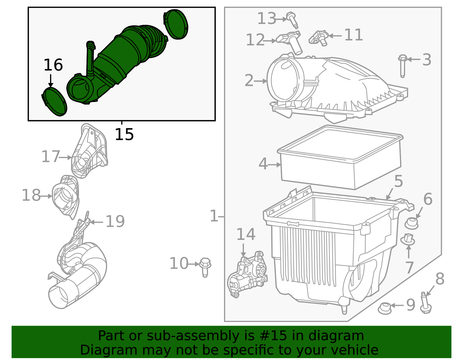 2007-2018 Mopar Clean Air Duct 53032944AL | Mopar Parts Canada