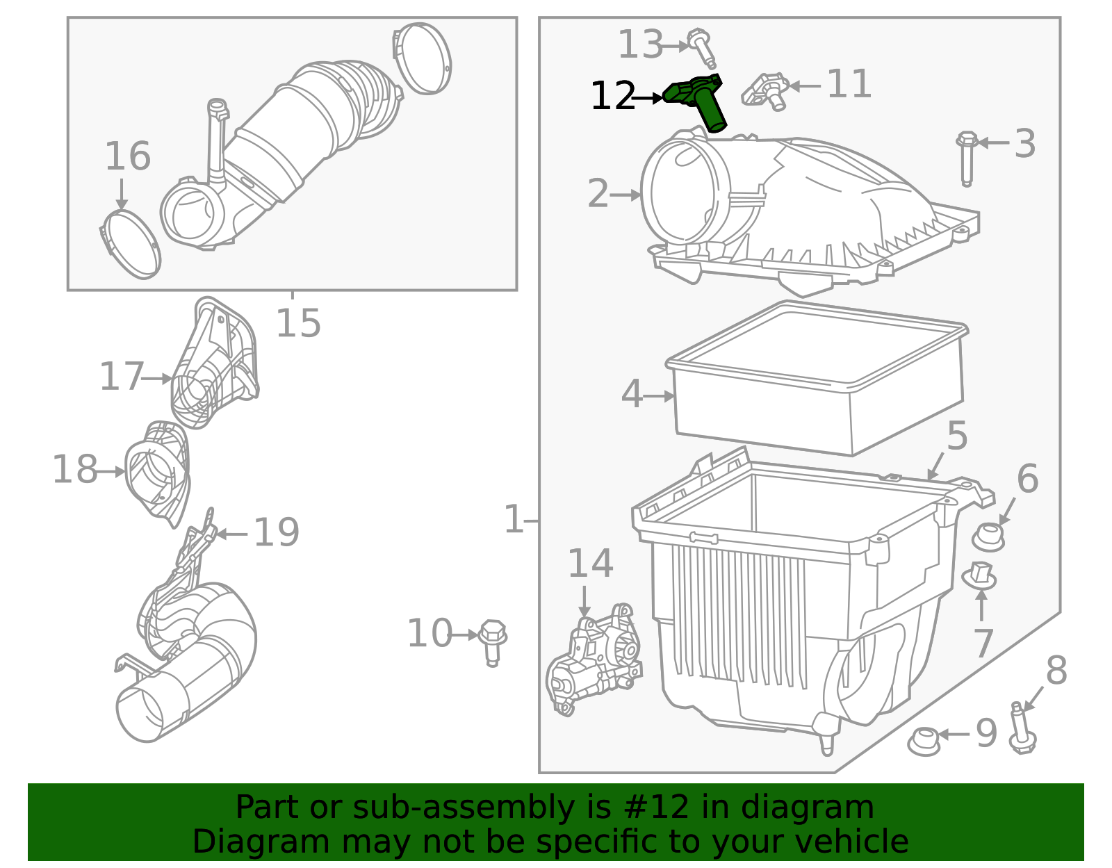 2007-2018 Mopar Mass Air Flow Sensor 68002441AC | Mopar Parts Canada