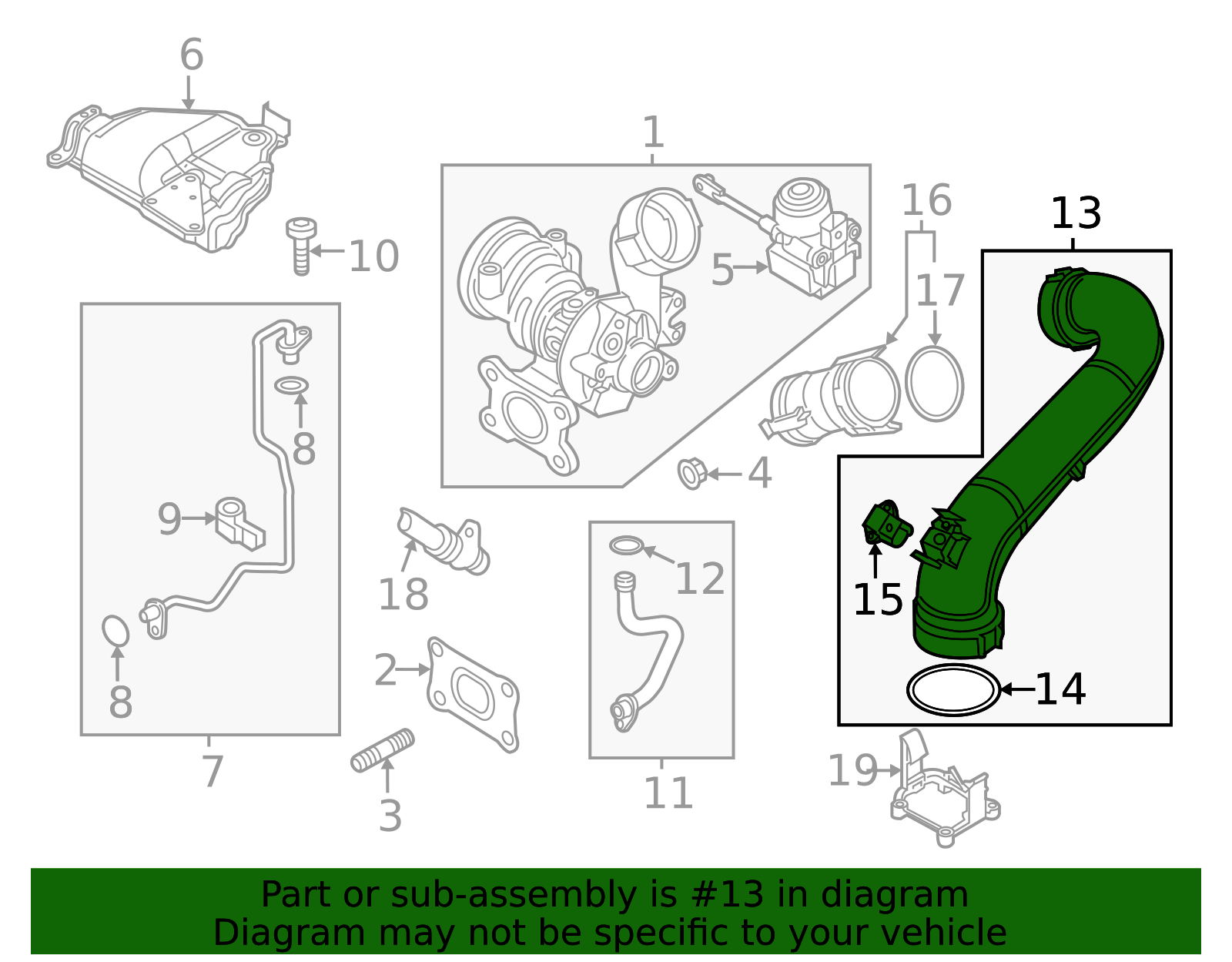04E-145-673-G - High-Quality Turbocharger Intercooler Pipe for 2013 ...