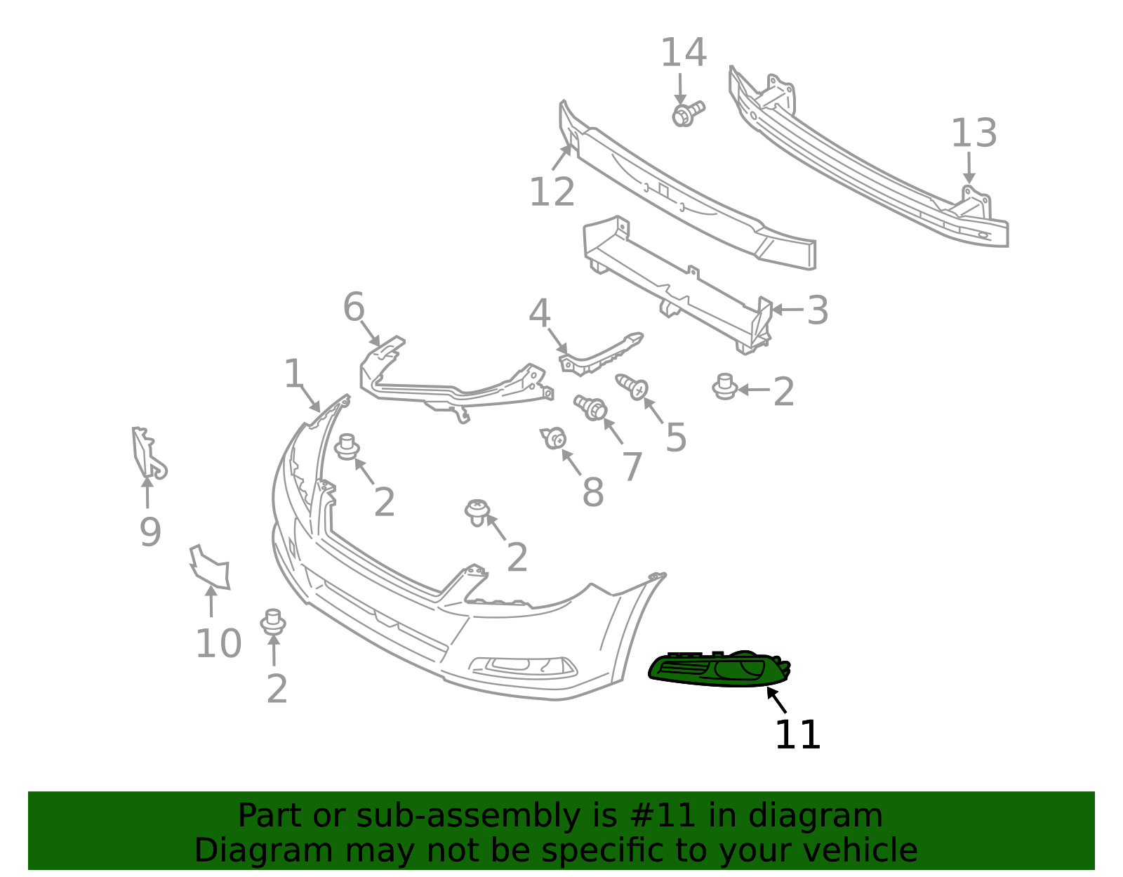 57731AJ22A - Lamp Cover 2010-2012 Subaru Legacy | Subaru Parts Exchange