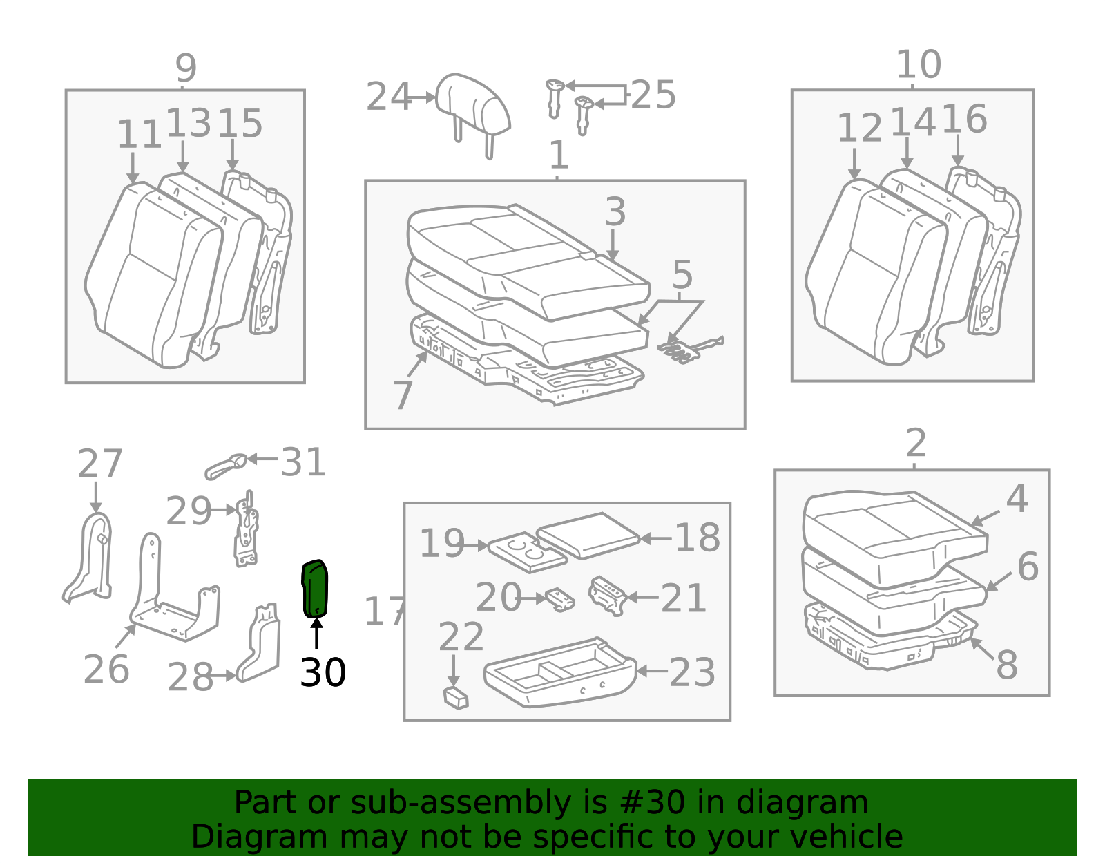 2000-2004 Toyota Tundra Hinge Cover 72551-0C010-E0 | MotorMotor