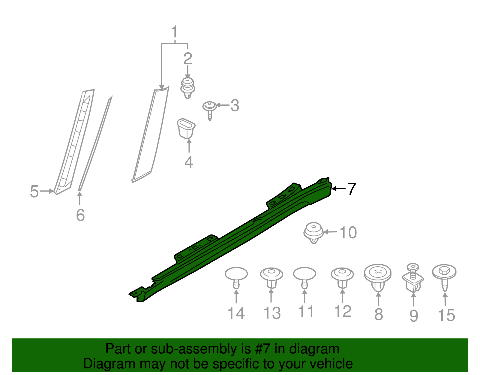 2017-2024 Mini Cooper Countryman Rocker Molding 51-77-7-389-392 | MINI ...