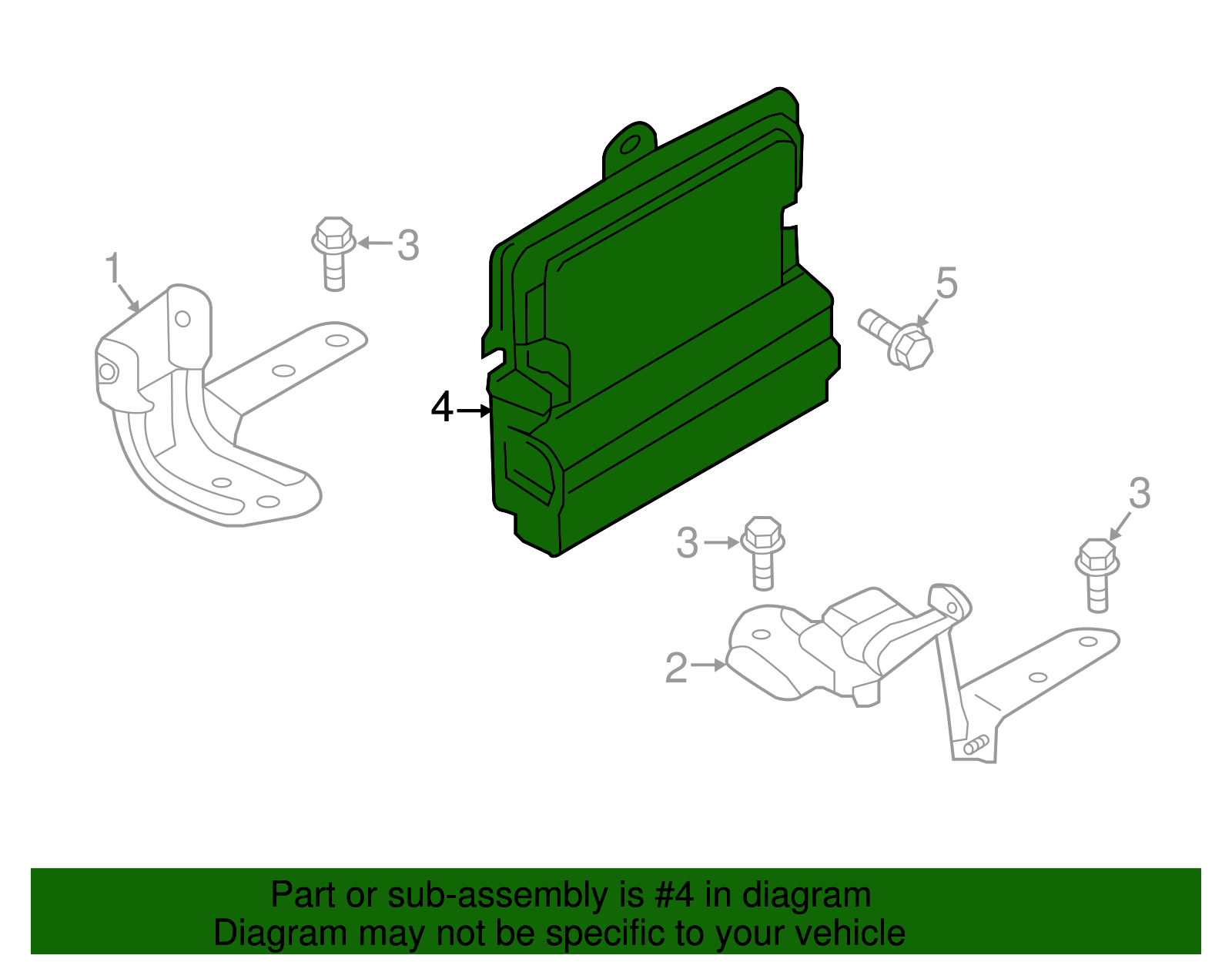 2016-2019 Ford Control Module F2GZ-18B008-C | Ford OEM Parts Outlet