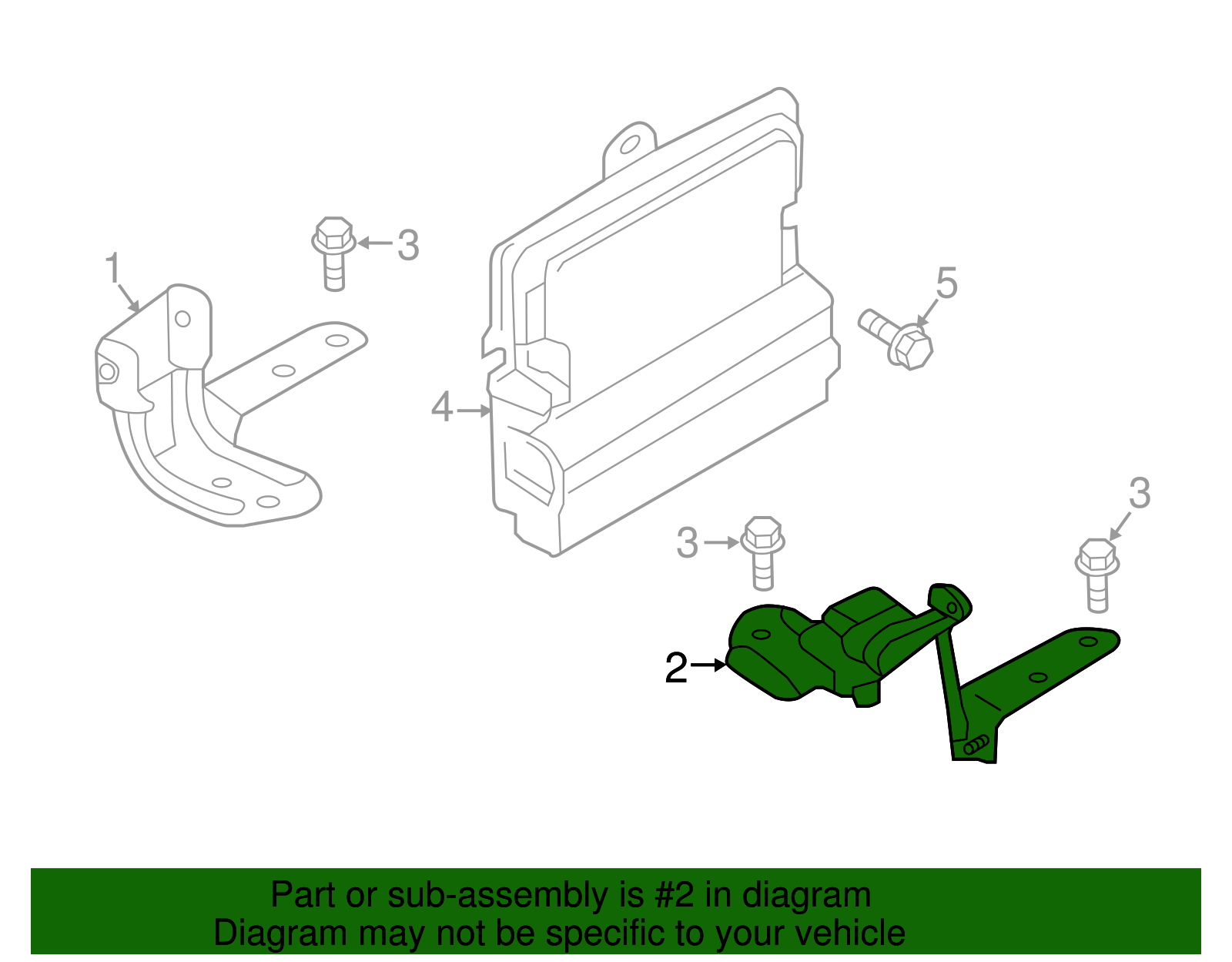 2016-2024 Ford | Sensor | F2GZ-3C097-B | Walls' Ford Parts