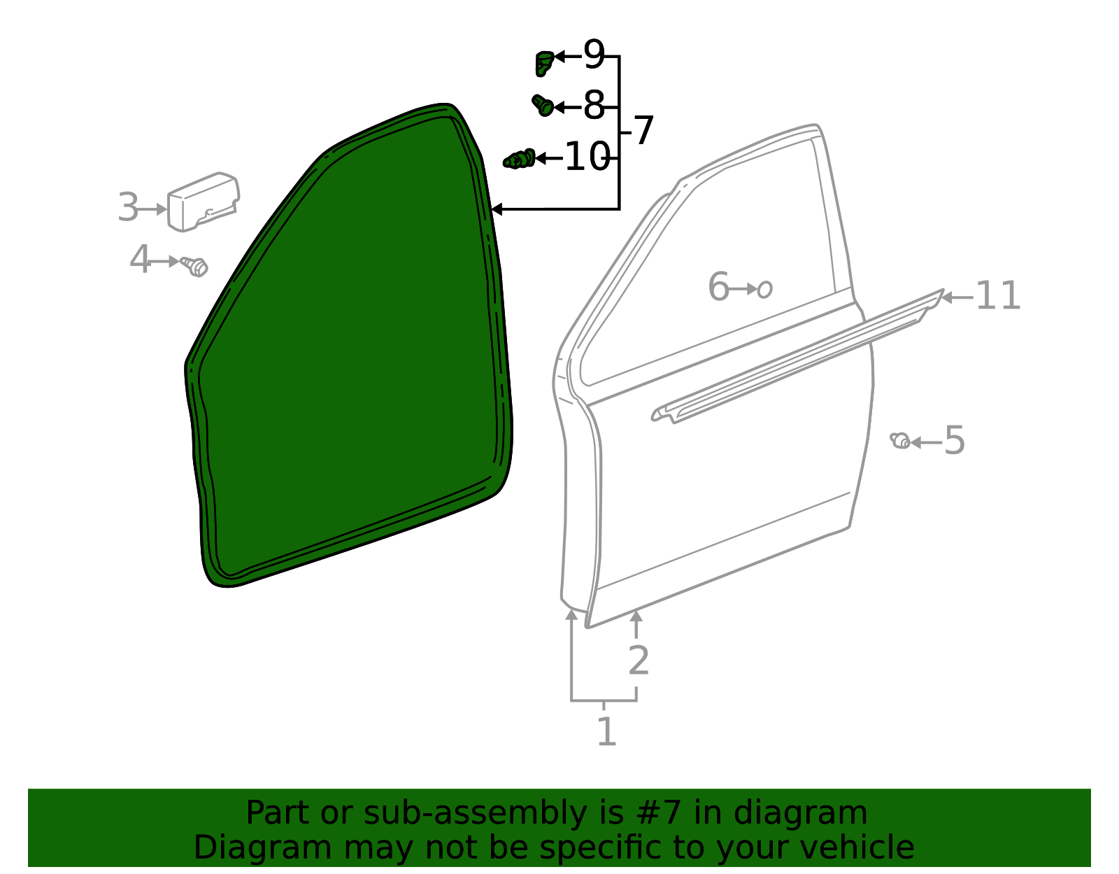 2000-2005 Toyota Echo 2000-2005 Toyota Echo - Door Weather-Strip 67862 ...