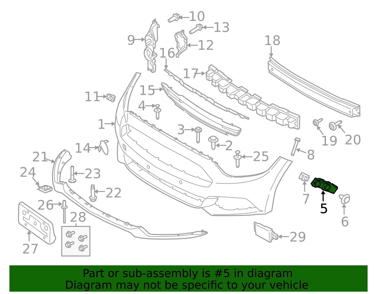 2015-2017 Ford Mustang | Support Bracket | FR3Z-17C947-B | Walls' Ford ...