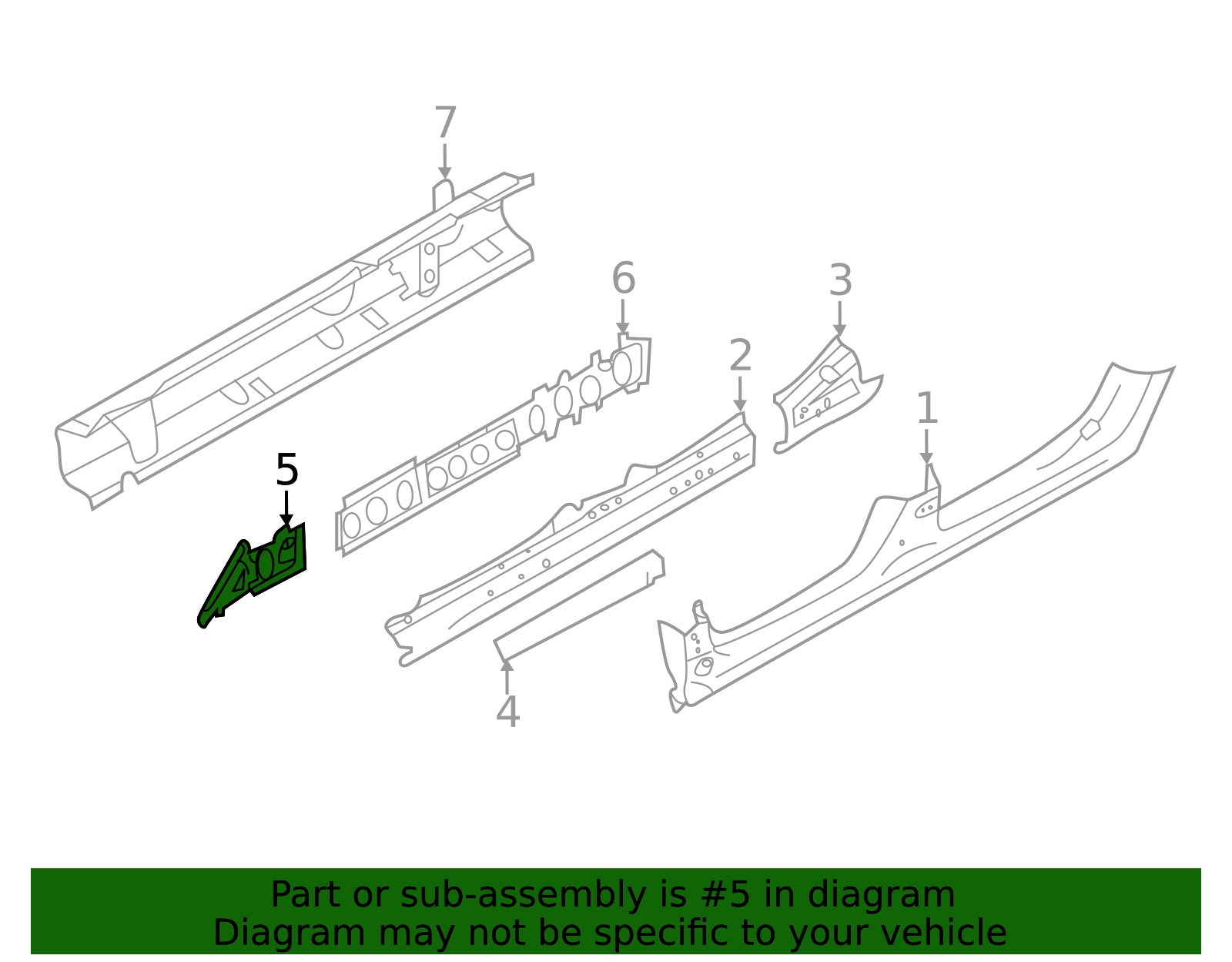 51572XC00A9P - High-Quality Rocker Panel Reinforcement Bracket for 2019 ...