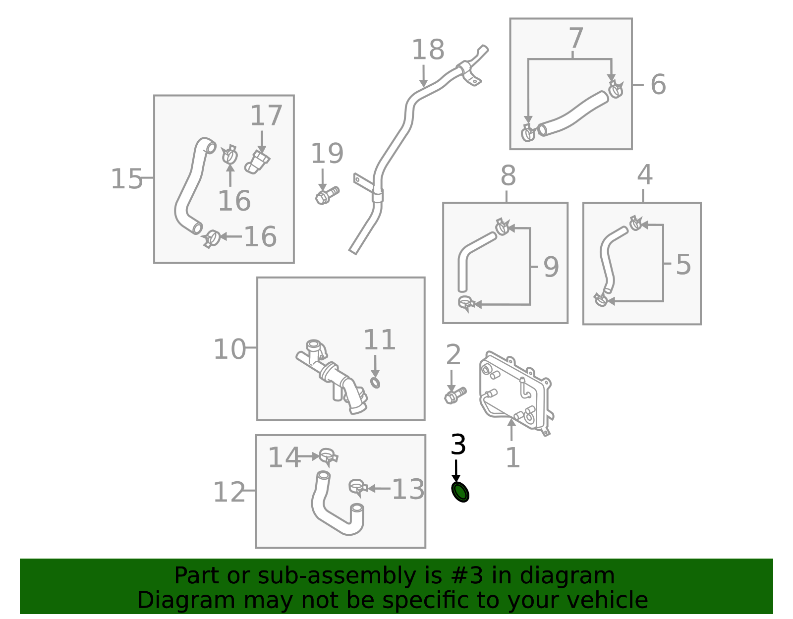 2020-2025 Kia Telluride Trans Cooler O-Ring 25625-2W000 | OEM Parts Online