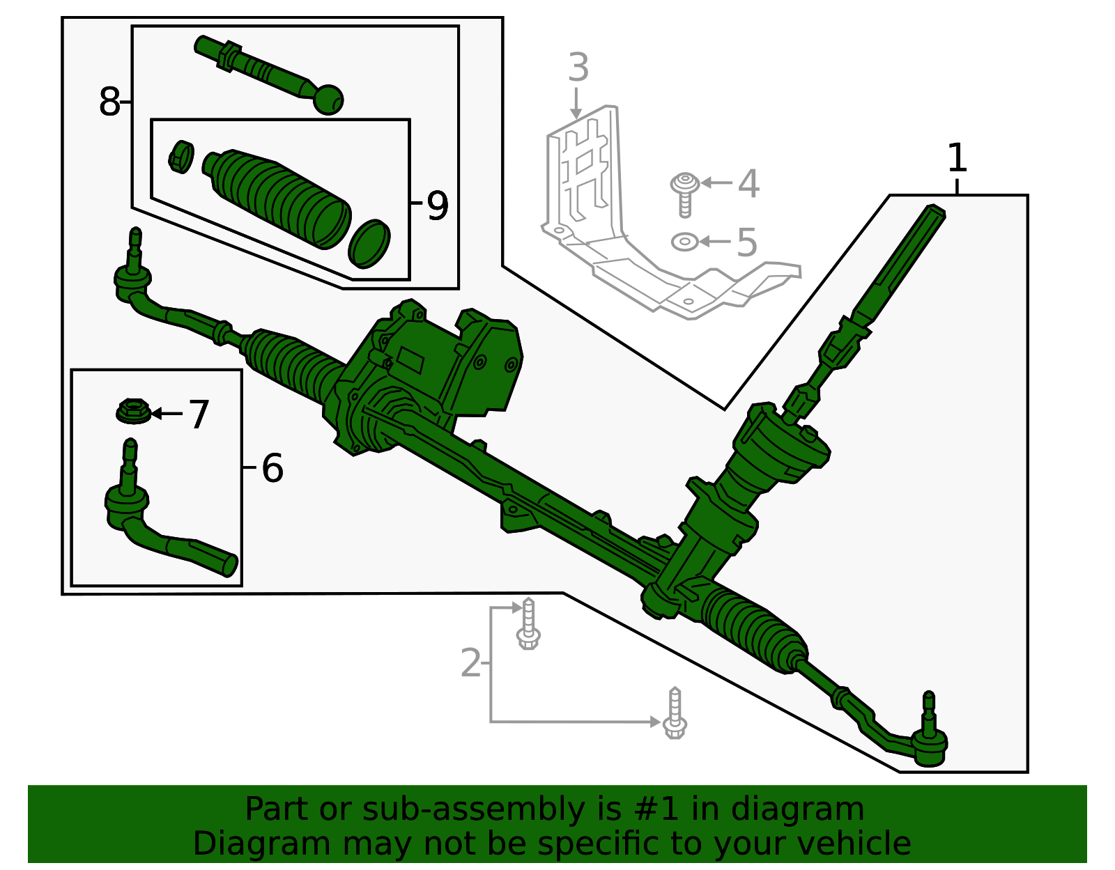 36010518 - Steering Gear, | Volvo OEM Parts Direct