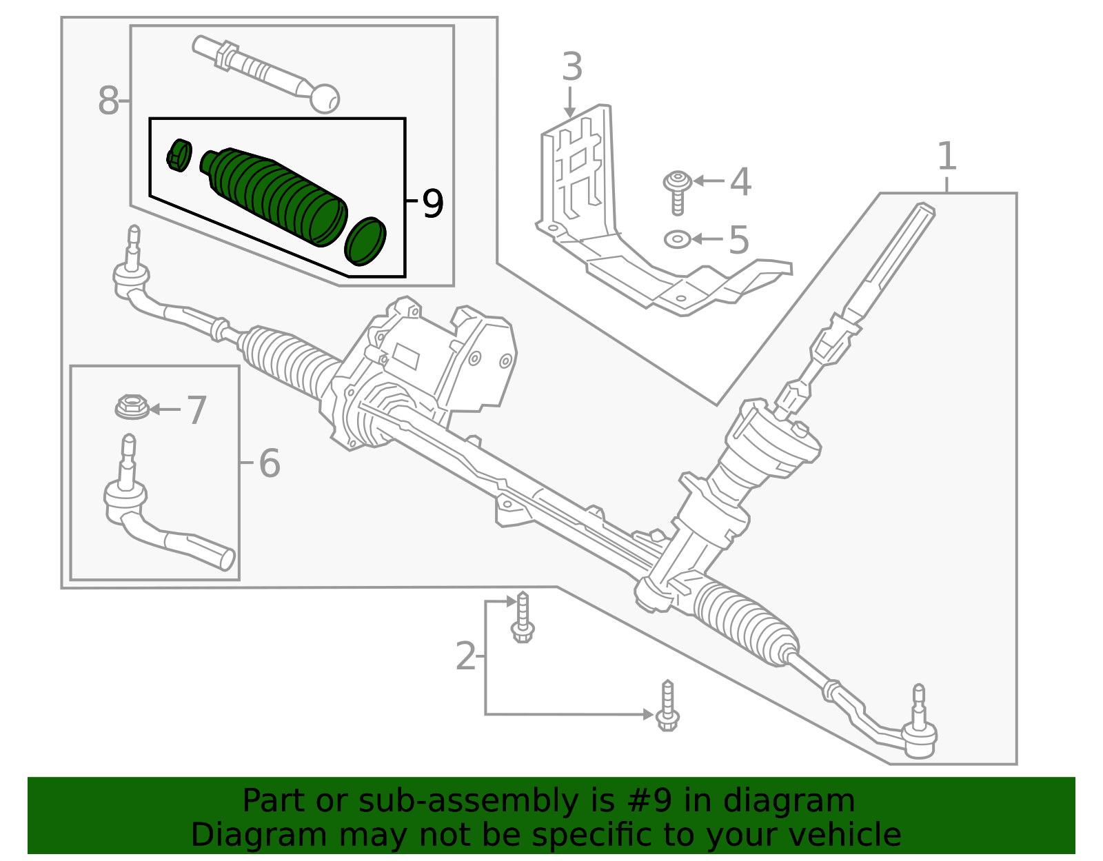 31429233 - High-Quality Rack and Pinion Bellows Kit for 2016-2026 Volvo ...