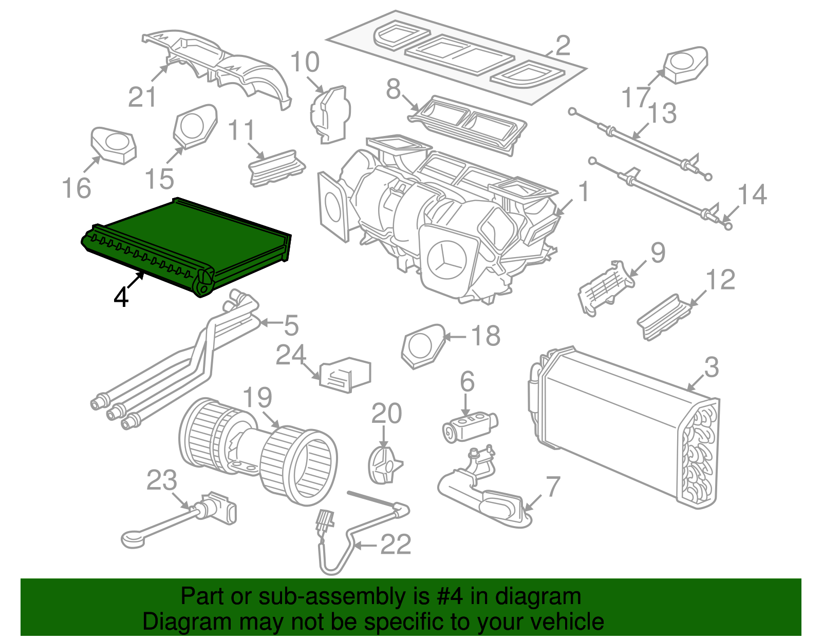 64-11-1-393-212 - Heater Core - 1992-1999 BMW | BMWPartsHub