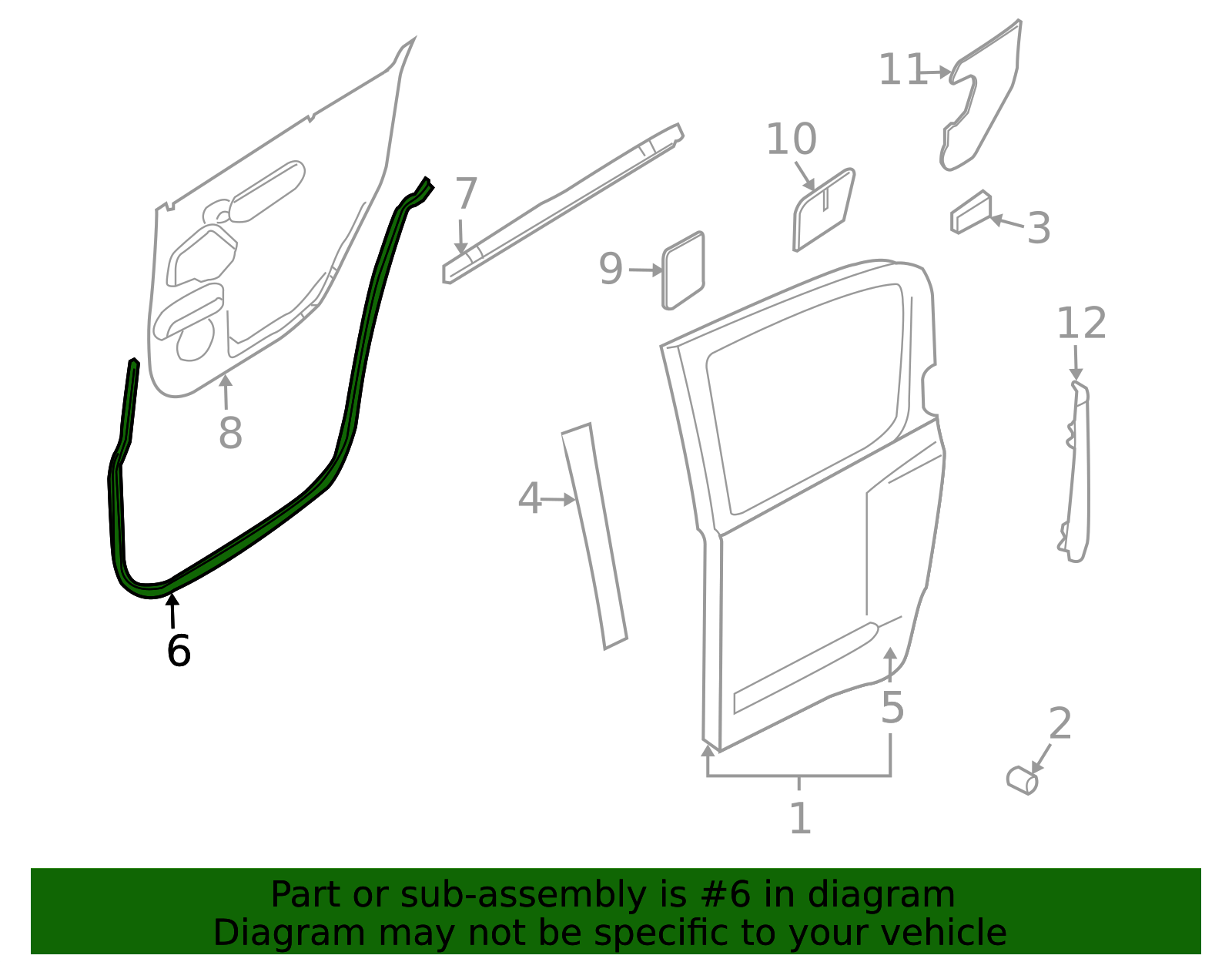 Door Seal – OEM Weatherproofing for a Quieter Ride | AutoNation Parts