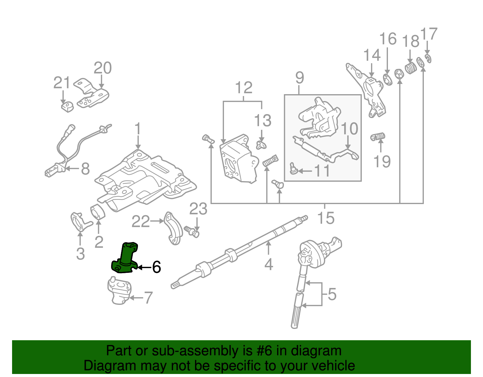 45209-34040 - 1998-2004 Toyota - Slider | Discount Parts Monster