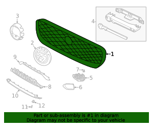 T2H45334 - High-Quality Grille for 2021-2023 Jaguar XF | AutoNation Parts