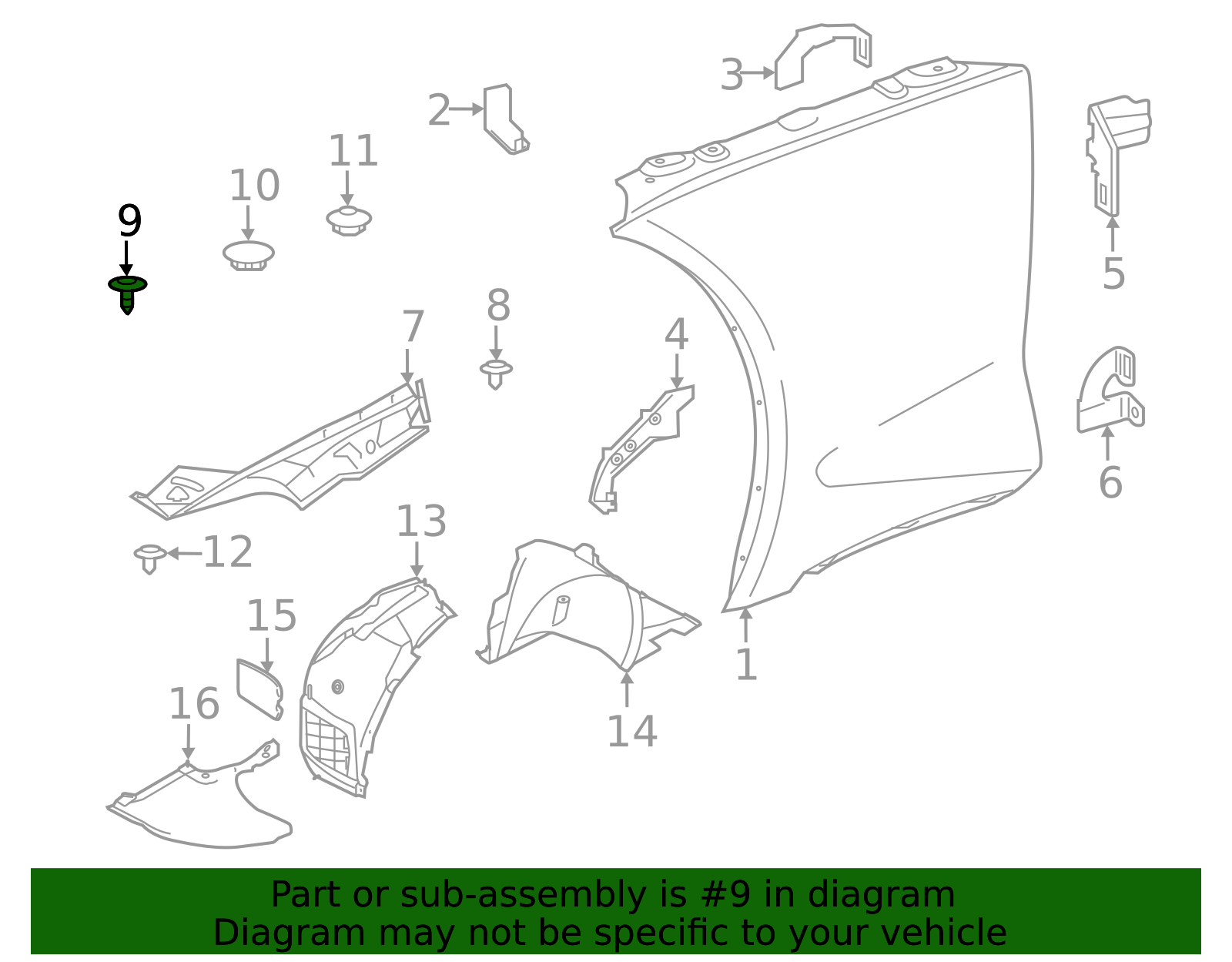 2020-2025 Toyota GR Supra 2020-2024 Toyota GR Supra - Cover Panel Rivet ...