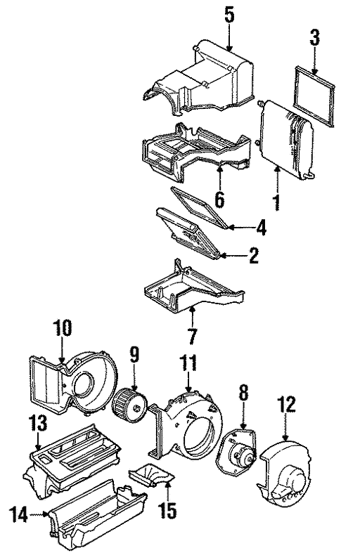 Condenser, Compressor & Lines for 1994 Chevrolet Suburban K2500 ...
