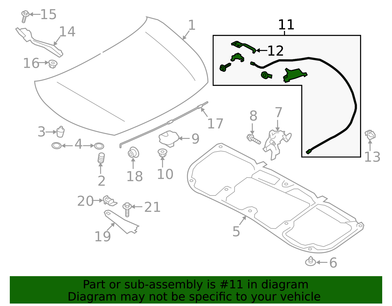 2018-2023 Subaru Crosstrek 2018-2023 Subaru Crosstrek - Release Cable ...