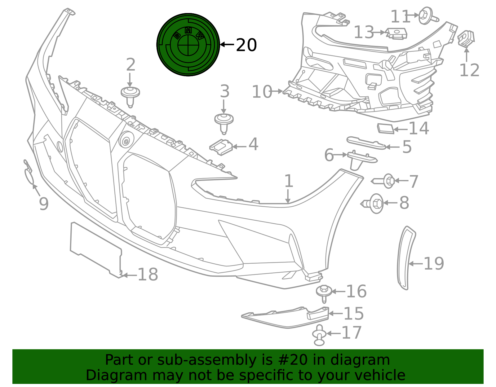 51-14-8-492-586 - Emblem 2021-2025 BMW | BMW Auto Parts Warehouse