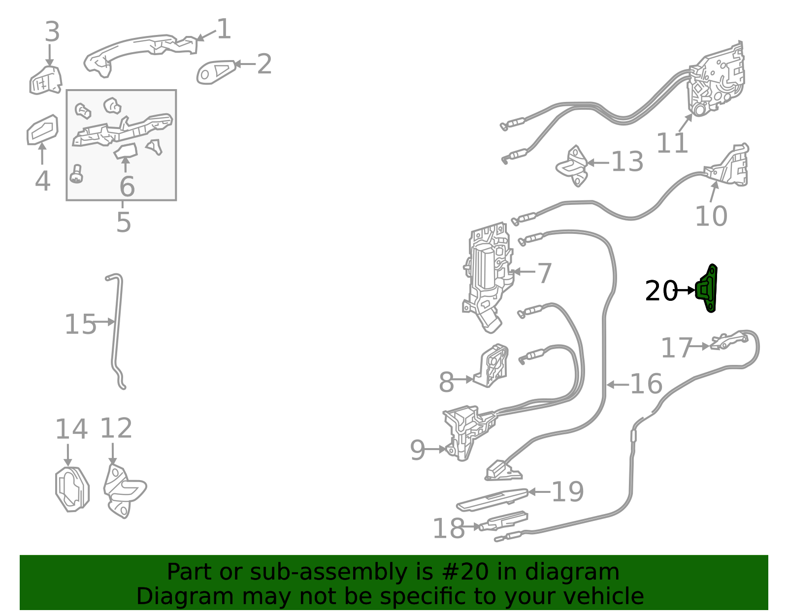 69485-08030 - High-Quality Sliding Door Striker for 2011-2020 Toyota ...