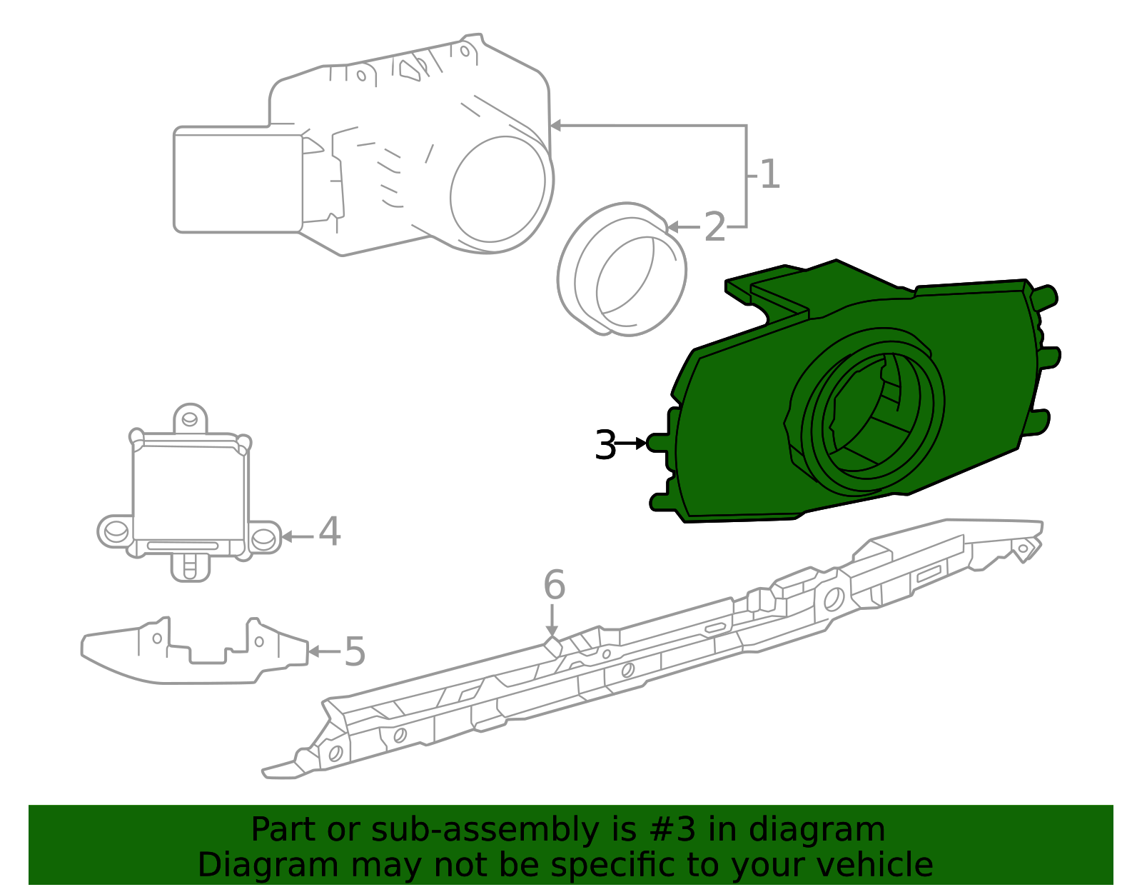 89348-48320-C5 - 2023-2024 Toyota Sequoia - Reverse Sensor Bracket ...