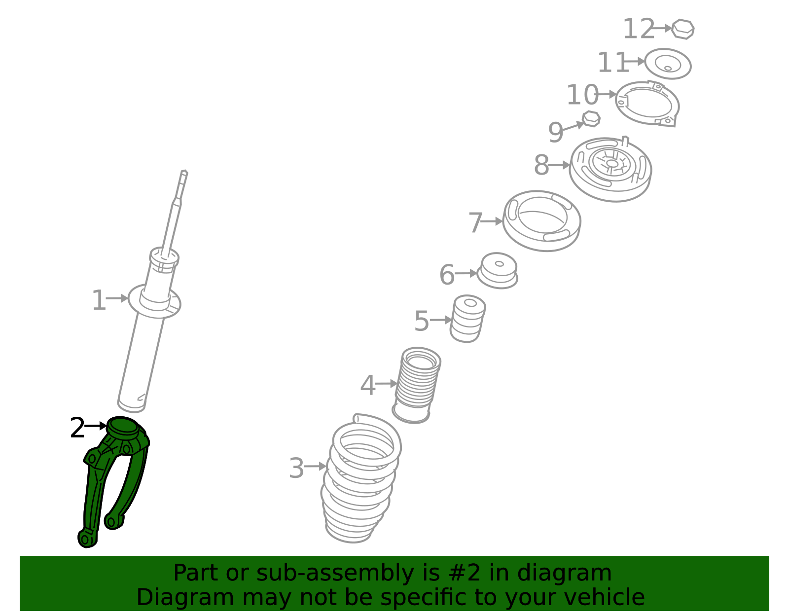 54681-3K000 - Fork 2007-2009 Kia Amanti | Kia.Parts Store