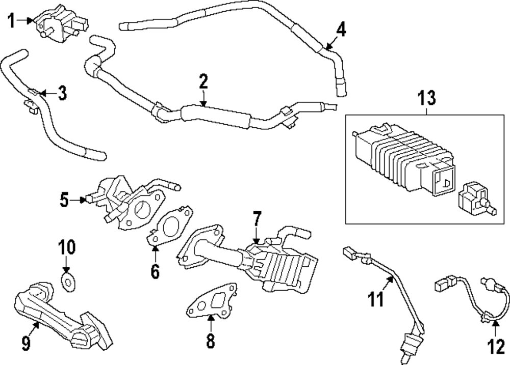25860f0010 - Lexus Vapor Canister Purge Solenoid 2021-2025 Lexus ...