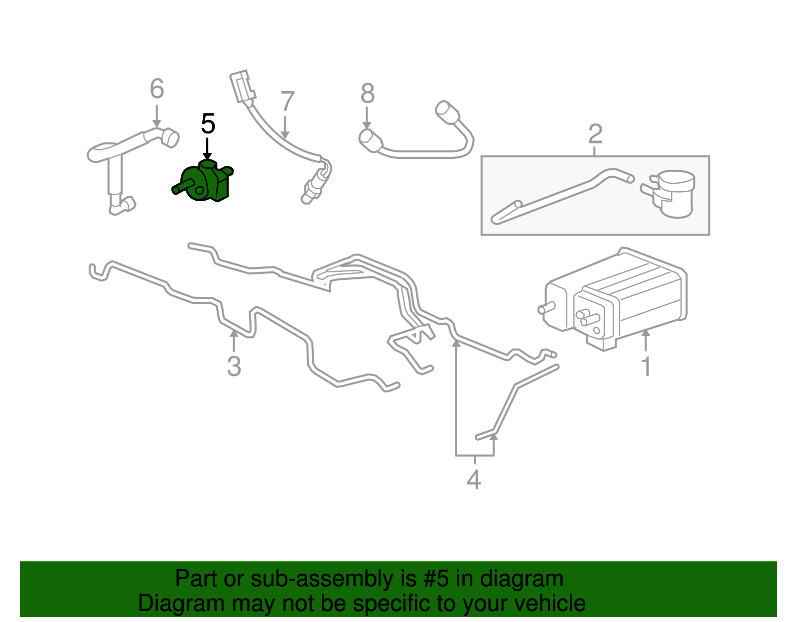2009 2021 Gm Evaporative Emission Canister Purge Solenoid Valve