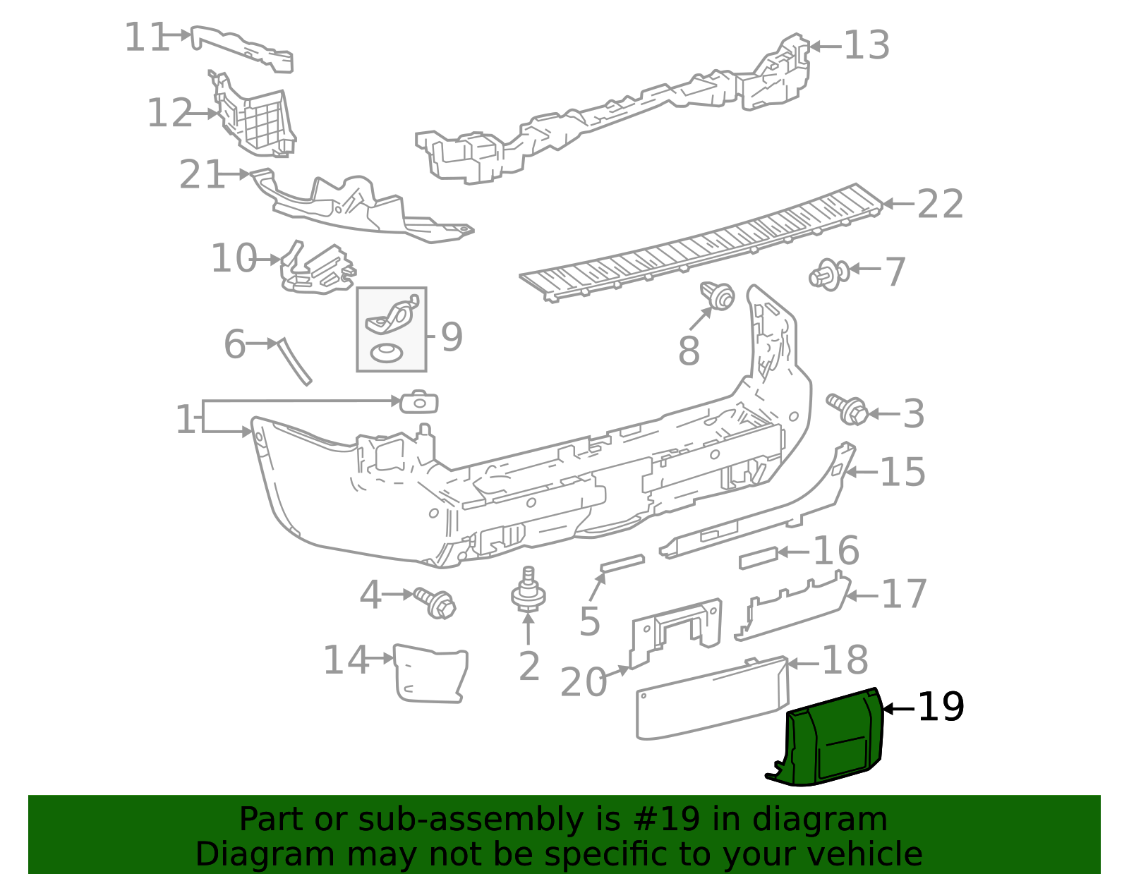 2024-2025 Toyota Land Cruiser Bumper Cover 52169-60230 | OEM Parts Online