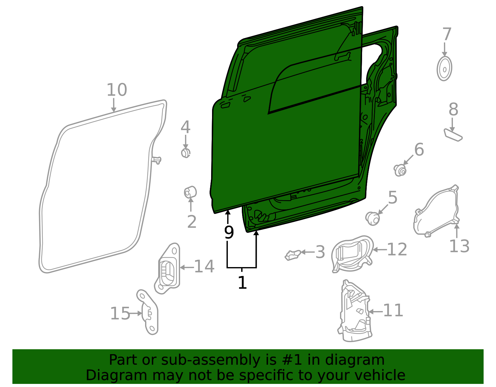 2021-2025 Toyota Sienna Door Shell 67004-08190 | Toyota Parts Center