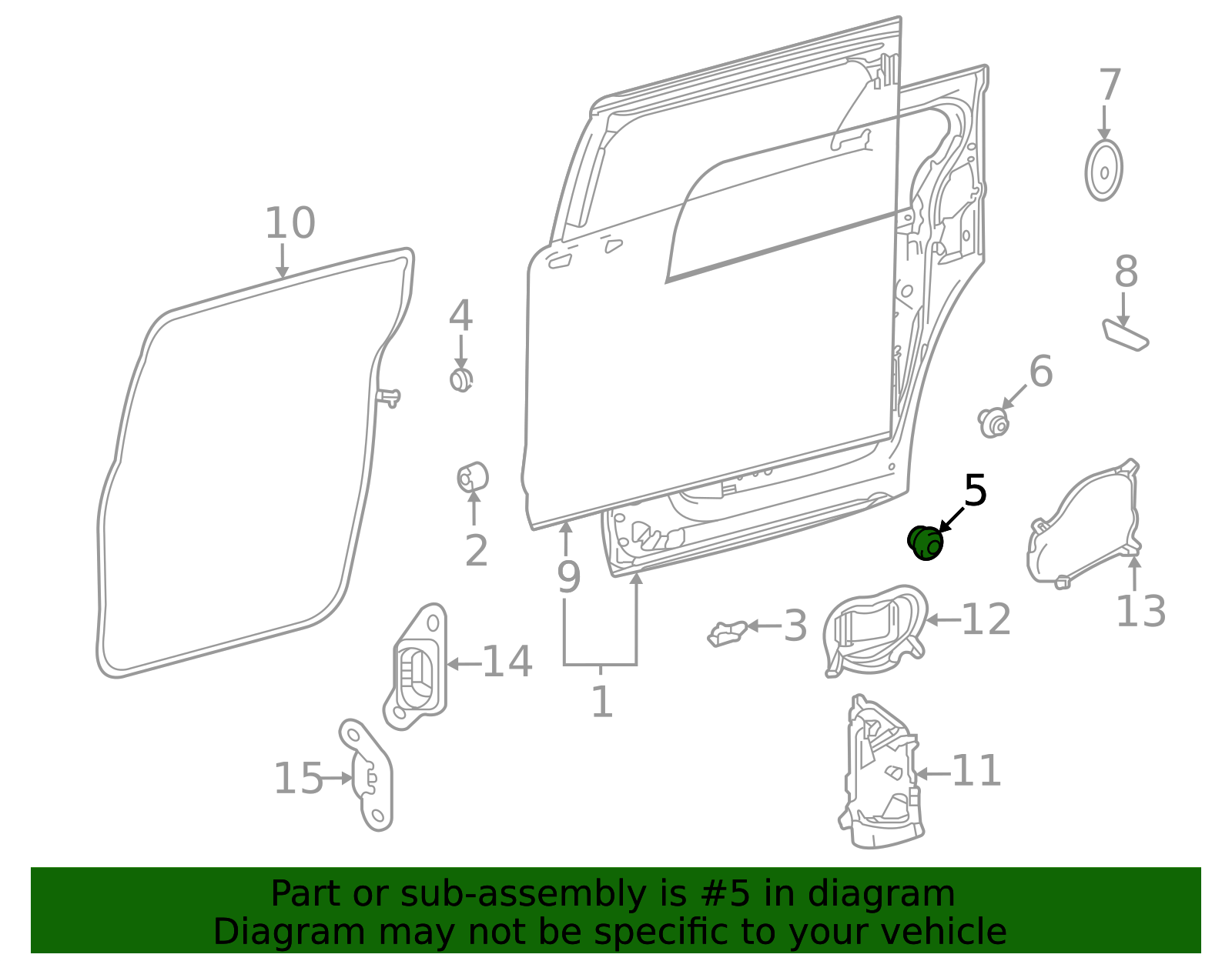 2021-2025 Toyota Door Shell Cover Plate 90333-30008 | Toyota Parts Center