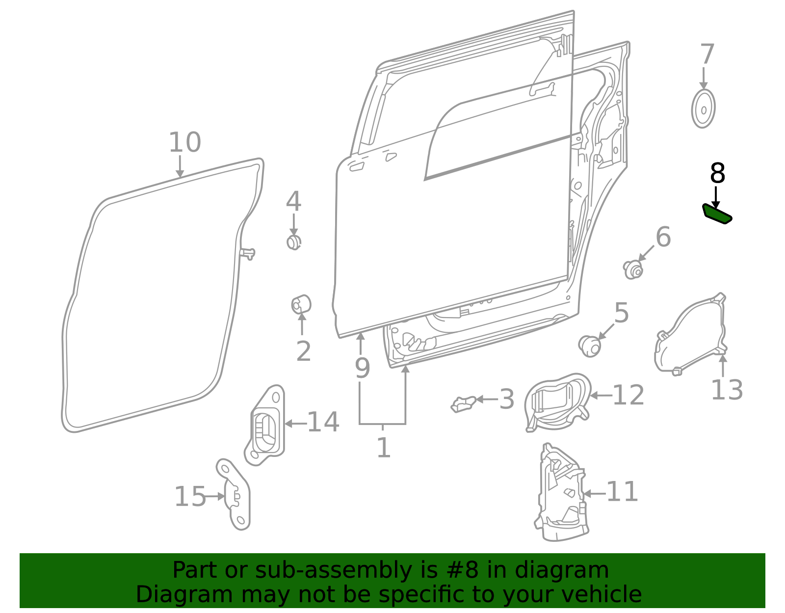 58743-08020 - Door Shell Protector 2021-2025 Toyota Sienna | Longo ...