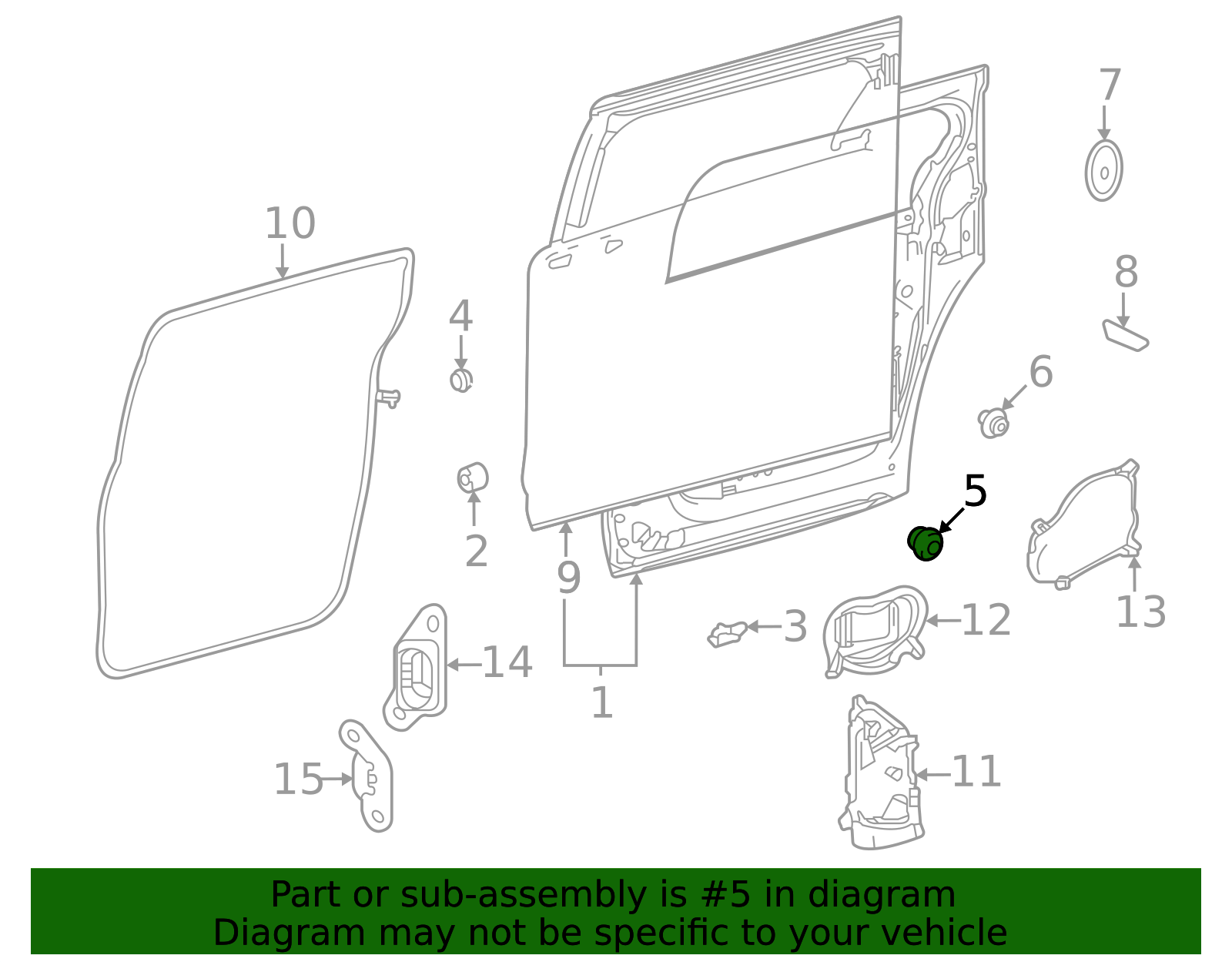 2021-2025 Toyota Door Shell Cover Plate 90333-30008 | Toyota Parts Center