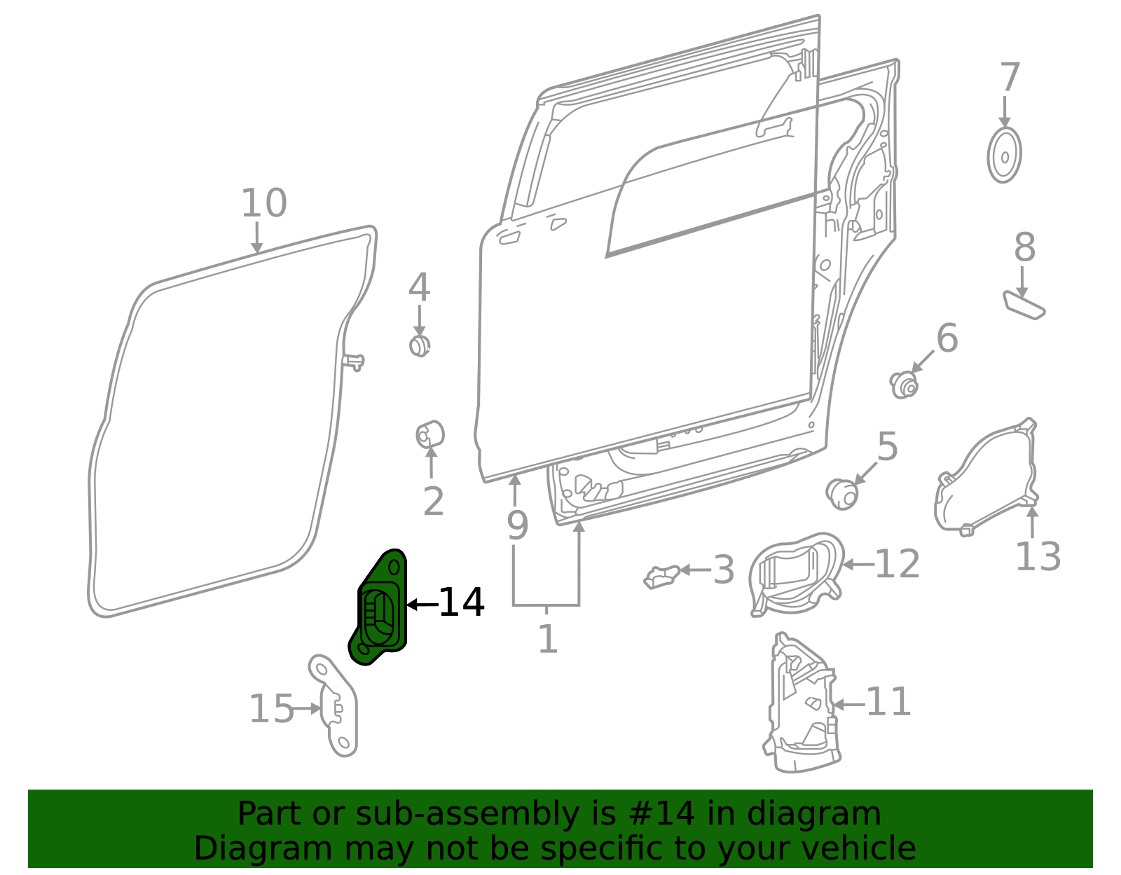 69415-08050 - 2021-2024 Toyota Sienna - Sliding Door Bumper Stop ...