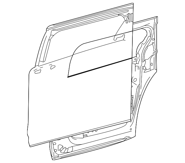 67003-08180 - Door Shell 2021-2025 Toyota Sienna | Brantford Toyota Parts