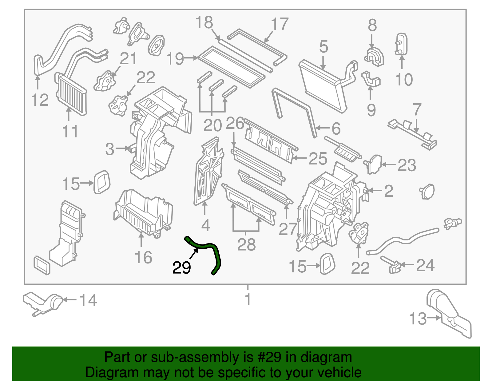 97284-D5000 - Drain Hose 2016-2020 Kia | Kia.Parts Store