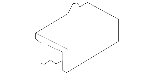 51717066227 - 2004-2010 BMW Rocker Molding Lower Retainer (51-71-7-066 ...